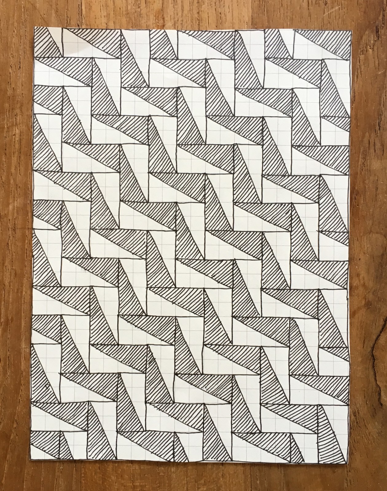 Quilt pattern: Paperdrop | Geometriquilt