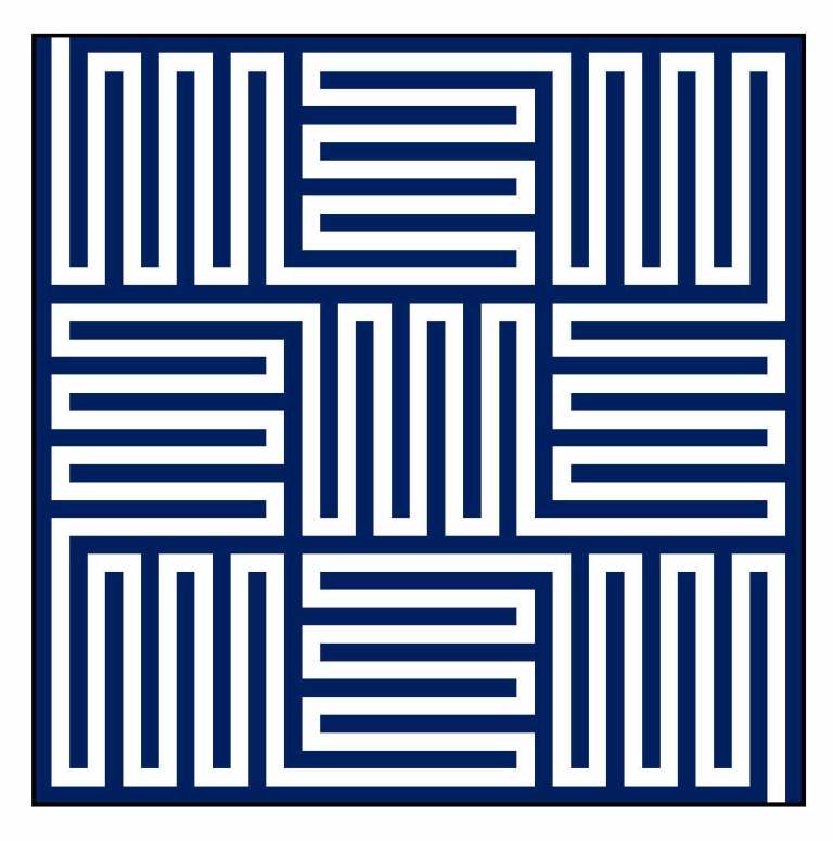 Quilt pattern: Sound Maze | Geometriquilt