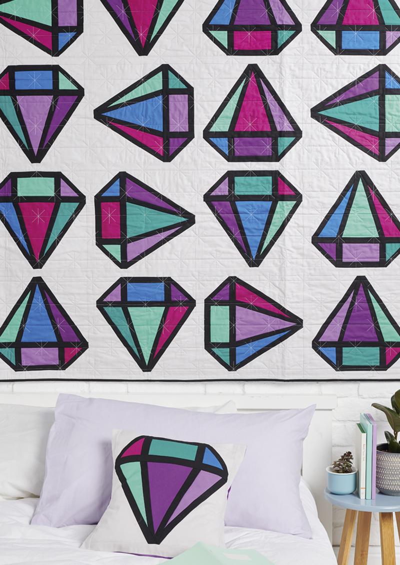 Quilt pattern: Diamond Days | Geometriquilt