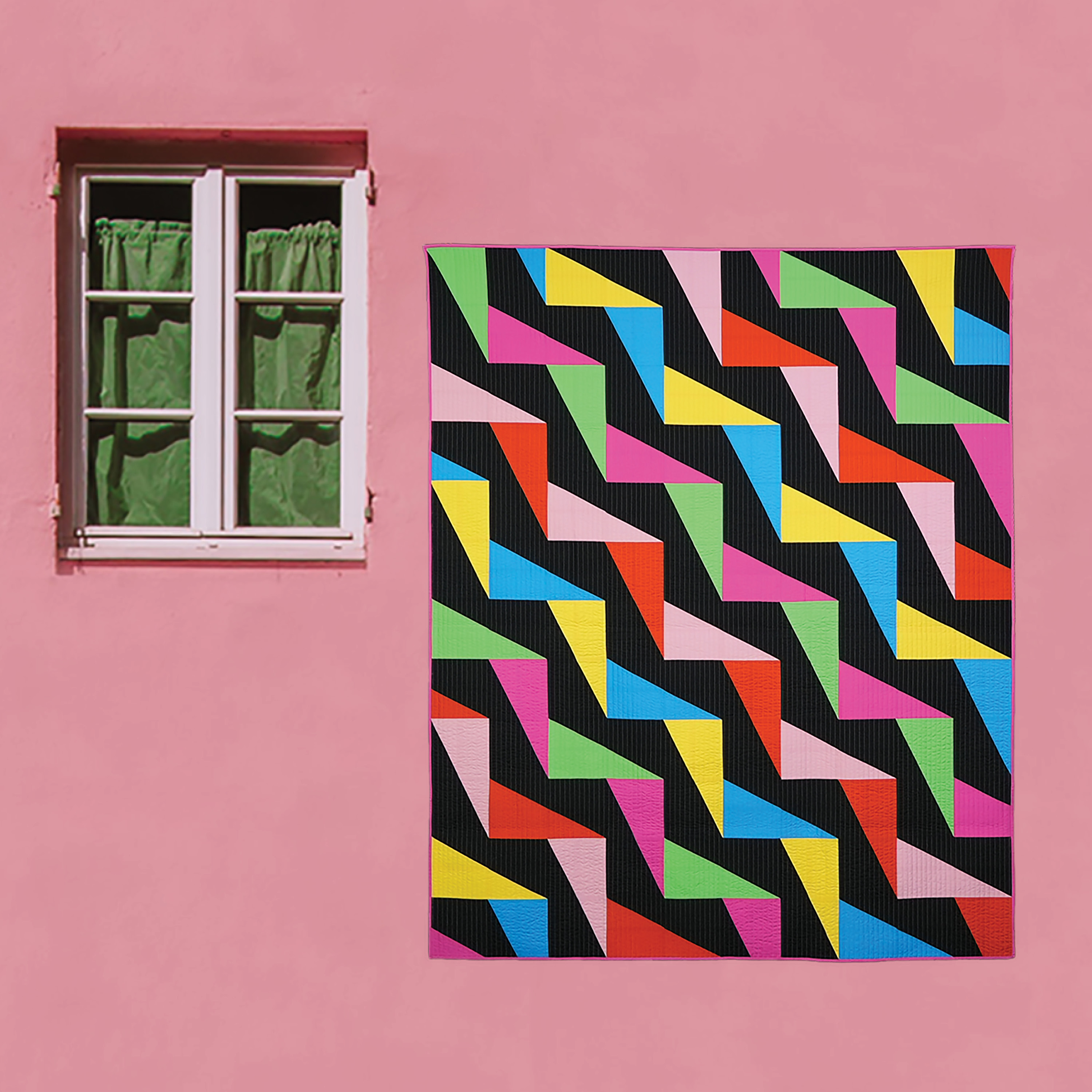 Quilt pattern: Paperdrop | Geometriquilt